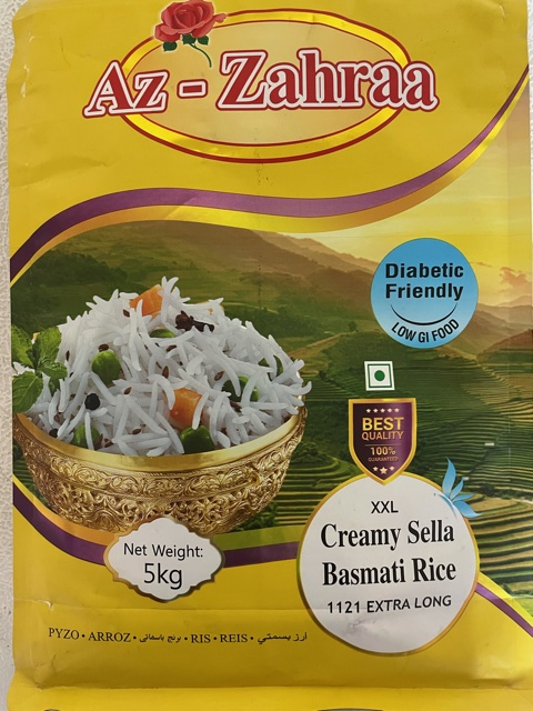 Az-Zahraa Creamy Sella Basmati Rice